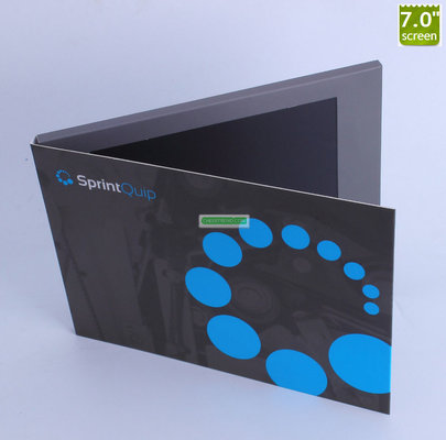 Promotional LCD Brochure Advertising Video book 7 inch