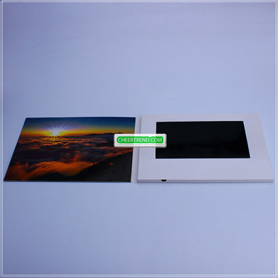 Chinese Homemade Video Brochure, 7 Inch LCD Screen Greeting Card