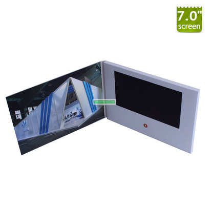 Various custom design 7 inch TFT LCD screen video greeting card