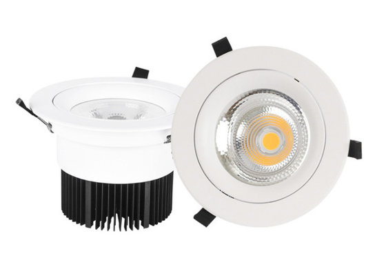 high lumens cree cob led downlight 30w 8inch 110mm 145mm 158mm cutout with ce rohs saa