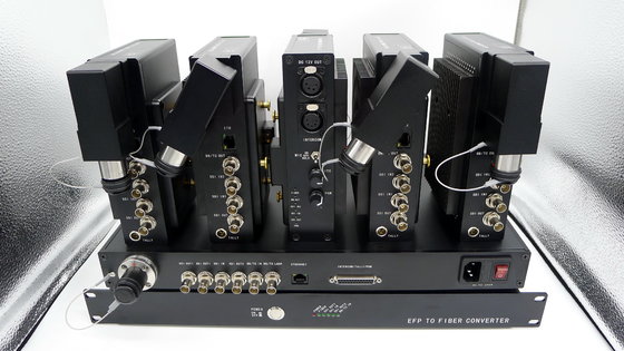 EFP to Fiber converter for SONY camera /RCP/CCU/Remote control/-BIDI 3G-SDI  Intercom Tally Remote Genlock PGM Ethernet