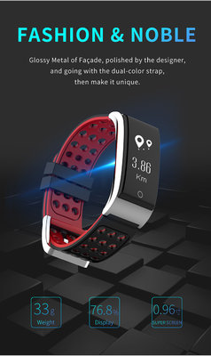 Outdoor Sport	Smart Movement Bracelet  Fitness Tracker With Heart Rate Monitor