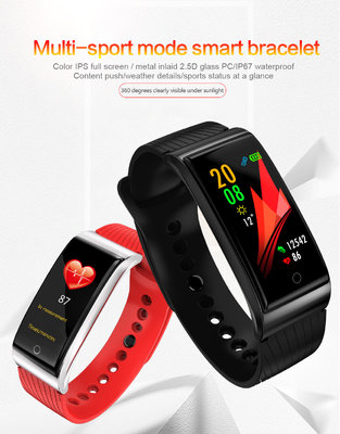 Smart Fitness Activity Tracker Wristband For Heart Rate And Blood Pressure Monitoring