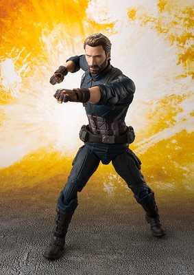 PVC Material Captain America Superhero Action Figures Toys Eco Friendlly