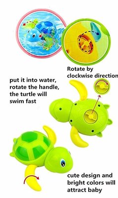 Cute Mini Swimming Turtle Plastic Baby Toys For Boys Girls Harmless