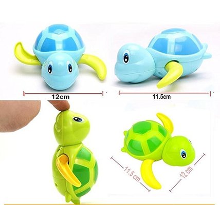 Lovely Plastic Baby Toys Swimming Turtle , Little Kids Education Playing Toy