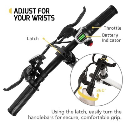 2 Wheel Mini Folding Smart Electric Bike Built In Lithium Battery 14 Inch Tyre Size
