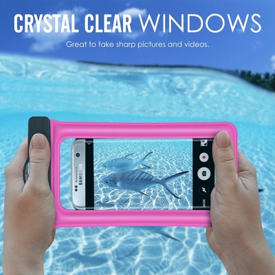 Full Protection Floatable Waterproof Phone Case Dry Bag With Detachable Lanyard