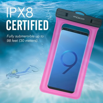 Floatable Waterproof Phone Bag With Armband Neck Strap For IPhone Samsung Huawei