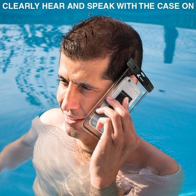 Custom Waterproof Floating Cell Phone Case , Dry Waterproof Necklace Pouch
