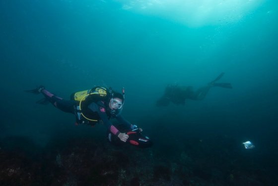 Electric Water Scooter With Camera , 300w Underwater Handheld Propeller