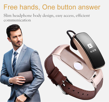 Smart Movement Bracelet With Talk Phone / Heart Rate And Blood Pressure Function
