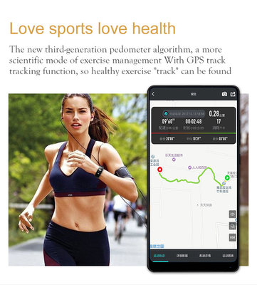Health Smart Movement Bracelet Wristband With Heart Rate And Blood Pressure