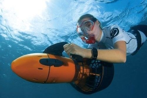Underwater Handheld Propeller Sea Scooter With Metal Gears For Kids / Adults