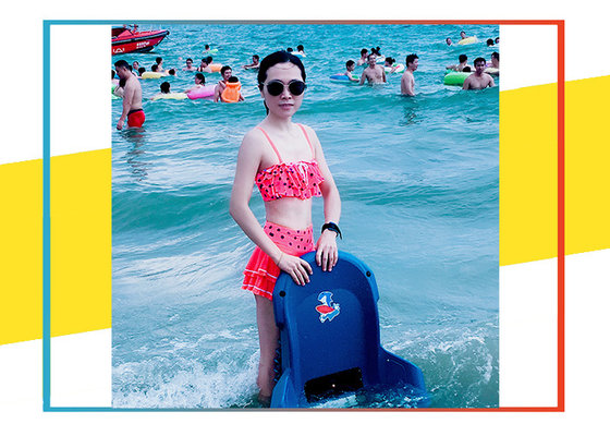 Black  Color Electric Body Board For Children Swimming Learning Water Sports