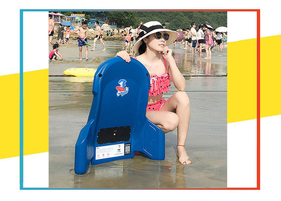 Purple Color Electric Body Board For Children Swimming Learning Water Sports