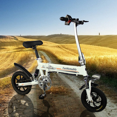 Z1 Folding Electric Bike 6061 Aluminum Alloy Material 25 Degree Max Climbing Angel