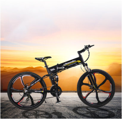 Lightweight Folding Mountain Bike 26 Inch Disc Brake With Samsung Lithium Battery