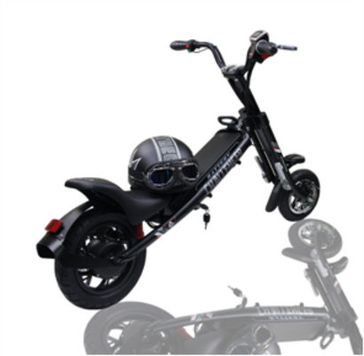 Long Lifespan Fold Up Electric Bike , Collapsible Electric Bike Cool Outlook