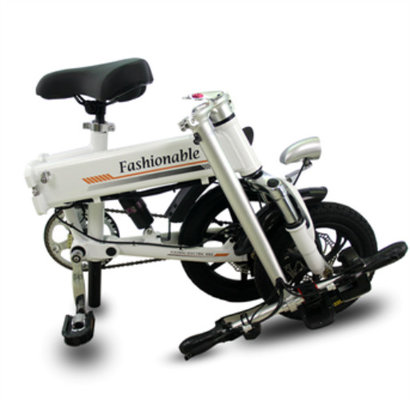 USB Port Folding Electric Bike 12 Inch Scooter Light Folding Bike Max Loading 120KG