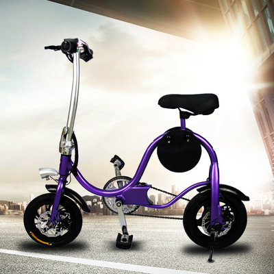 Aluminum Material Folding Electric Mountain Bike LED Display Lithium Battery