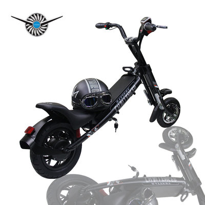 Tide Harley Foldable Electric Bike 12 " 250W Adult Lithium Battery Installation