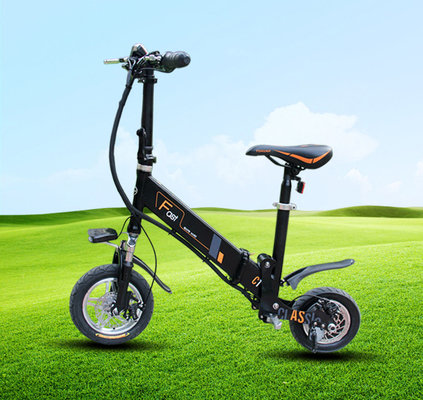 Folding Smart Electric Bike YT TUHUAN Color Black / White Aluminum 6061 Material