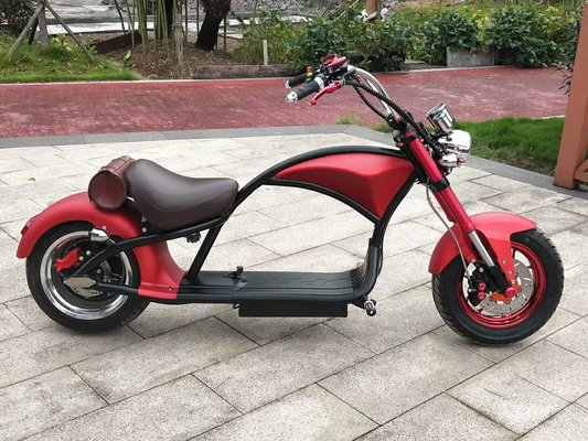 Handleber Acceleration Electric City Bike Aluminium Alloy Color Red 50km/h High Speed