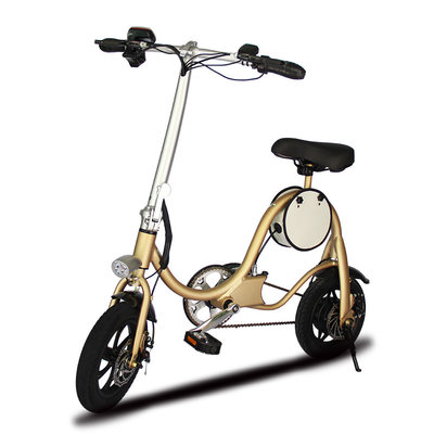 Lithium Ion Battery 36v Fold Up Electric Bike, 14 Inch Folding Electric Bicycle