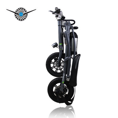 12" 36V 250W Folding Electric Mountain Bike Aluminum Alloy Material With Disc Brake