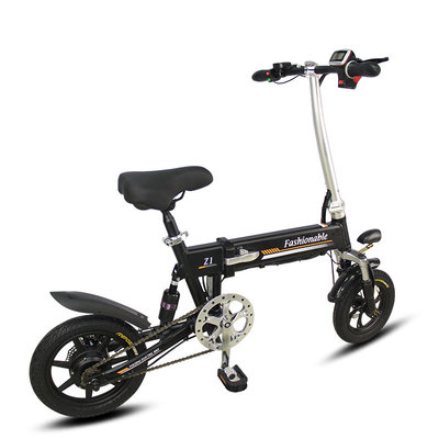 14 Inch 250 Watt Folding Electric Bike Ordinary Road 20-30km Riding Mode
