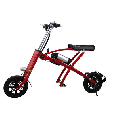 Rear Wheel Drive Electric Folding Bike Lightweight 12 Inch 36V Lithium Battery