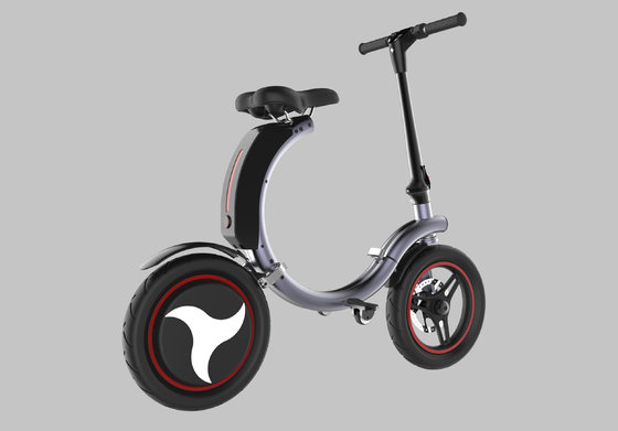 Mini E Bike Folding Electric Bike 36V 7.8A 2.4 Meters Dry Brake Distance 17-30KM/H Speed