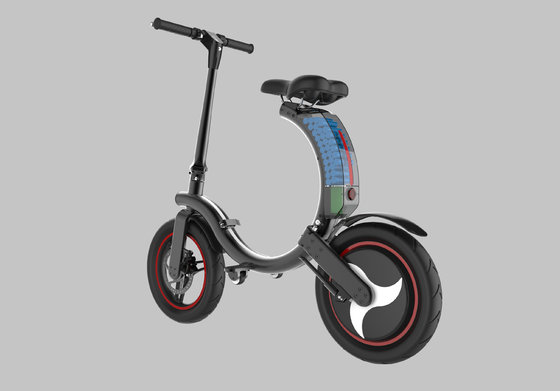 250 Watt Folding Electric Bike 36V 7.8A Lightweight 3.5 Hours Charging Time