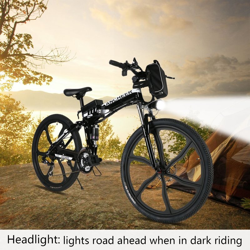 Lightweight Adults Foldable Electric Bike With Li Battery And Magnesium Alloy Wheel