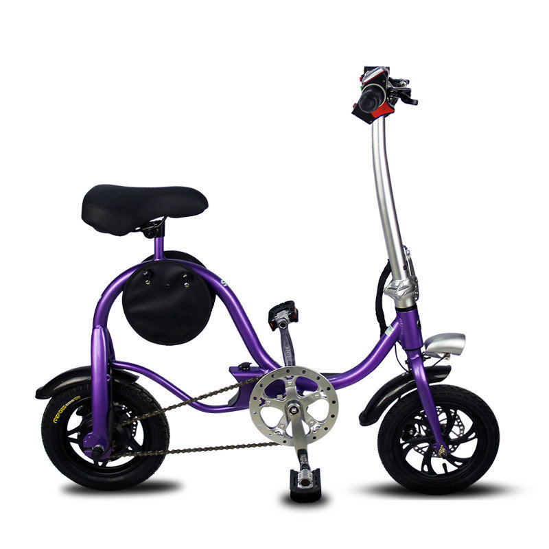 Disc Brake Fold Up Electric Bike Aluminum 6061 Body Material S1 Stem Folding