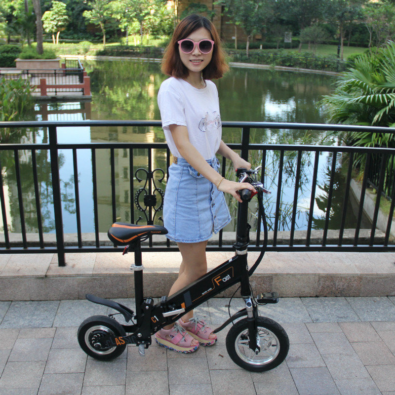 36V 7.8AH Battery Folding Electric Bike 250W Multi Colors With CE Certification