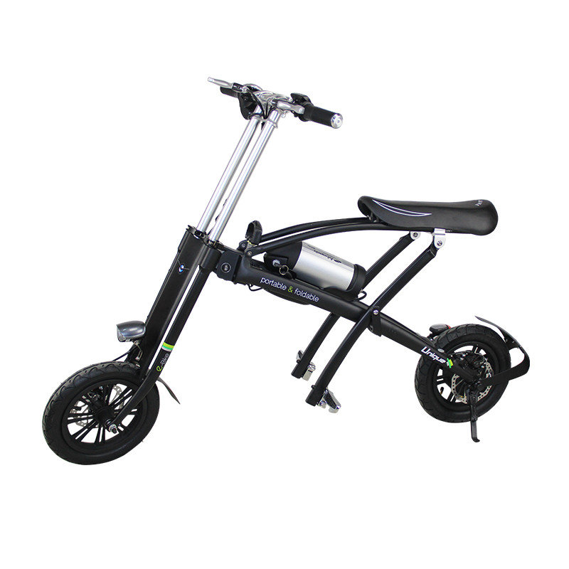 Aluminium Alloy Body Folding Electric Bike 36V 12 Inches 250W 25 Degree Climbing Angel