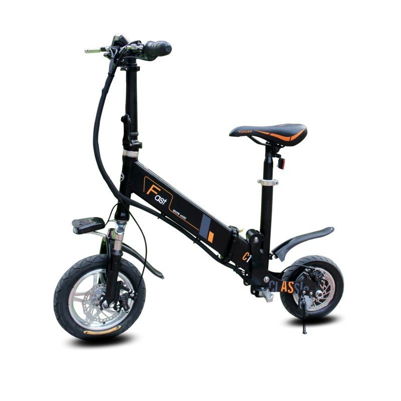Waterproof Folding Electric Mountain Bike 12 Inches 250W 36V For Lady / Children