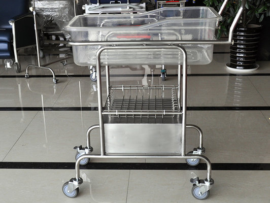 Health Care Paediatric Hospital Bed Stainless Steel Frame 850*500*980mm