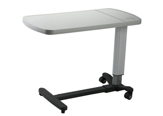 Adjustable Medical Overbed Table High Strength ABS / Aluminum Alloy Material