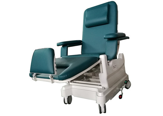 Comfort Electric Dialysis Recliner Chairs Adjustable Seat Height With Footrest Arm Board