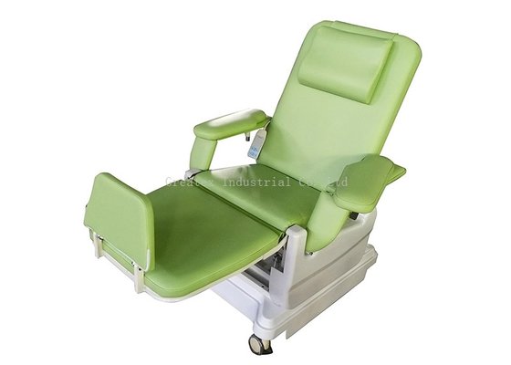 Height Adjustable Blood Donor Couch Remote Control Standard PU / Metal Material