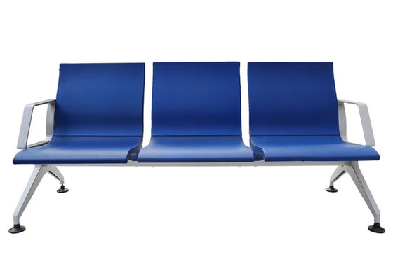 Purple Color Salon Waiting Chairs Good Stability 1750mm * 640mm * 760mm