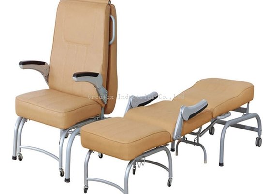 Medical IV Infusion Chairs 62*72*94cm PVC Artificial Leather And Metal Material