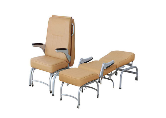 Medical IV Infusion Chairs 62*72*94cm PVC Artificial Leather And Metal Material