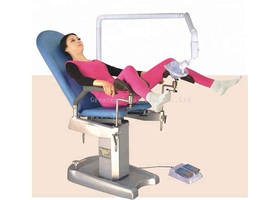 Hospital Gynecology Exam Chair Durable Leg Board Positions Adjustable By Gas Spring
