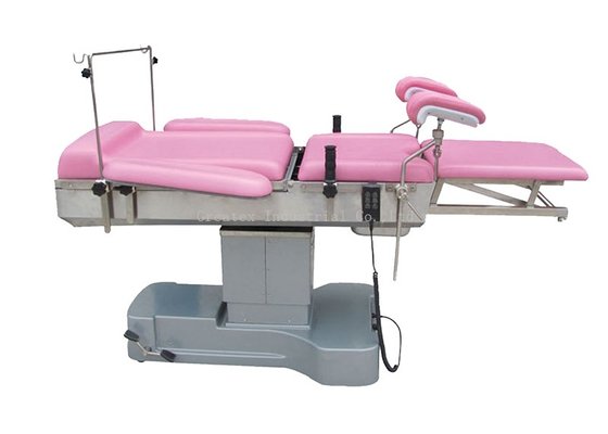 Flexible Operation Theatre Table Pink Color AC 220V 50Hz 135kg Safe Working Load