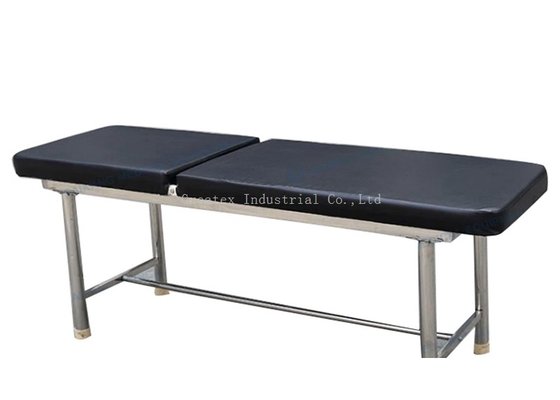 Manual Hospital Examination Bed 8CM Thickness Foam With Back Rest Lifting
