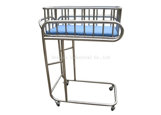 Blue Color Hospital Baby Cot 600*400*235mm Basket 50kg Safety Load For Newborns